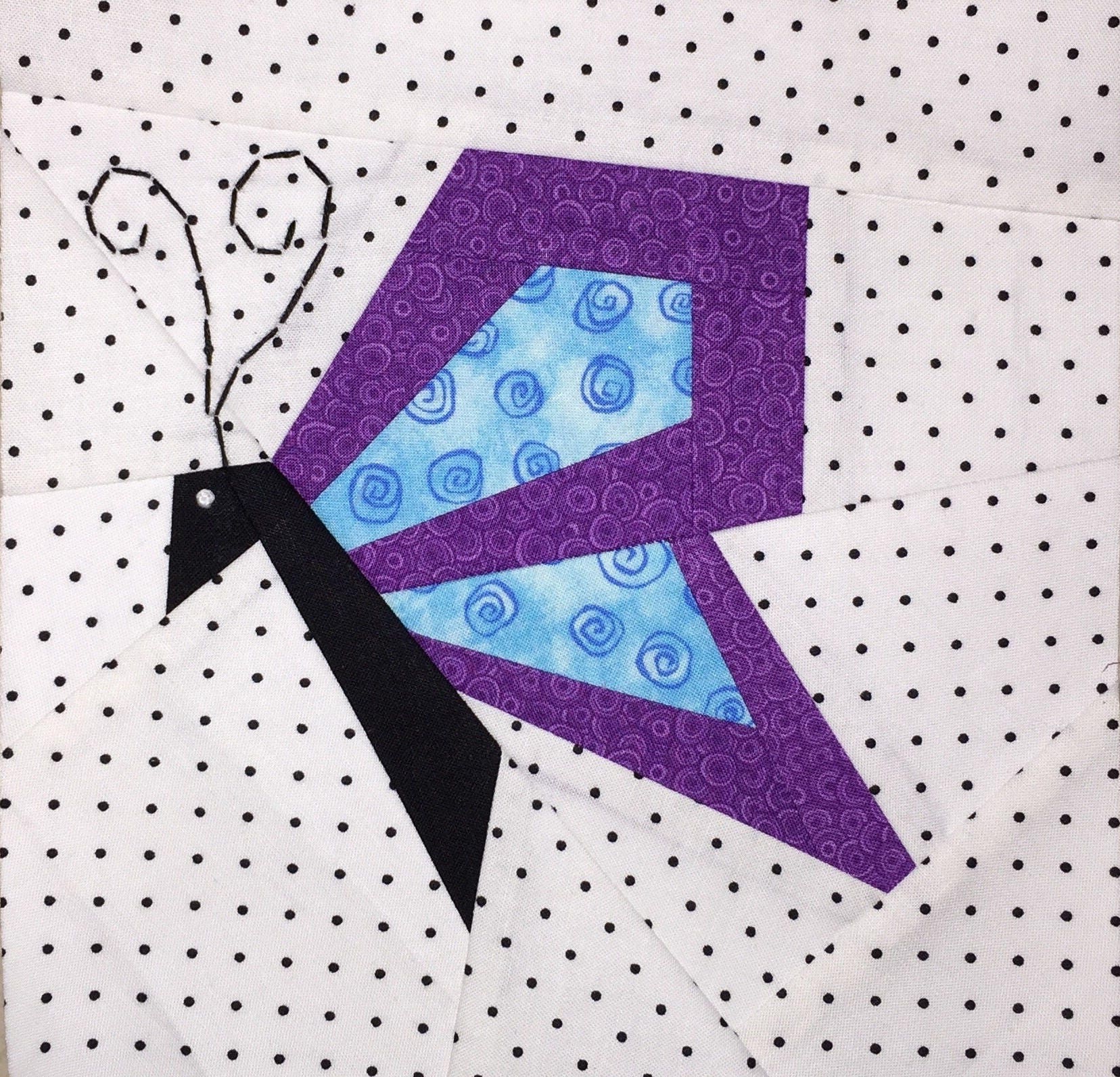 Breezy Butterfly Paper Pieced Patterns FREE - Etsy