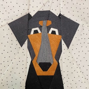 DOBERMAN LAP QUILT Paper Pieced Pattern in Pdf, Instant Download, Dog ...
