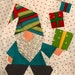 GNOME WITH GIFTS Paper Pieced Block Pattern in Pdf | Etsy