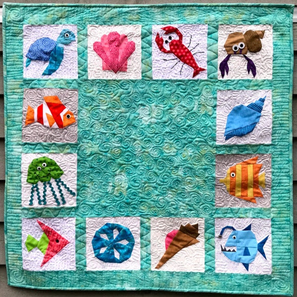 Beach Quilt Pattern - Etsy
