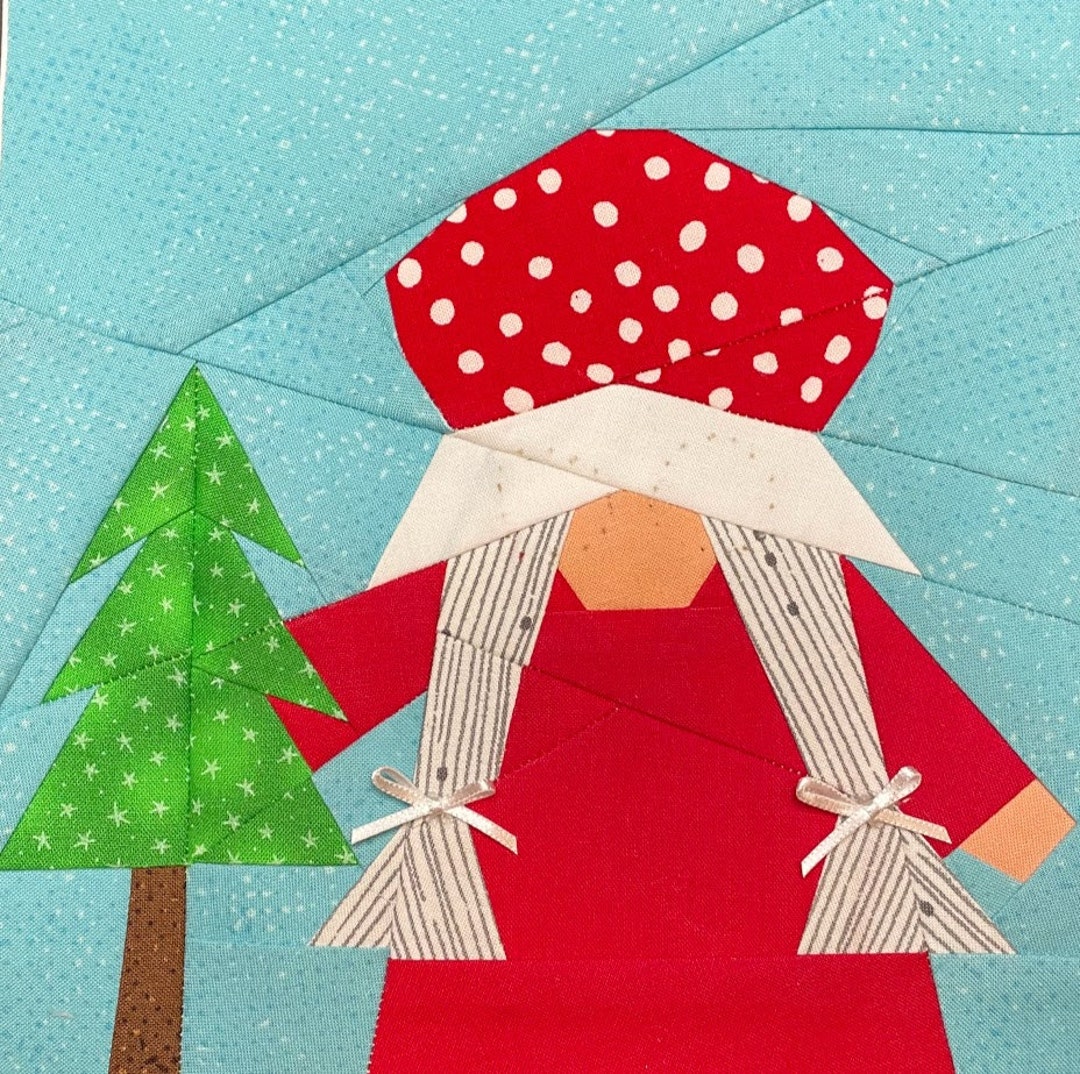 MRS. CLAUS GNOME 2 Block, Paper Pieced, Quilt Block, Christmas Pattern ...