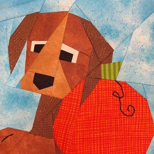 Dog Breeds Paper Pieced Quilt Blocks: Seasonal Patterns (PDF) - Etsy