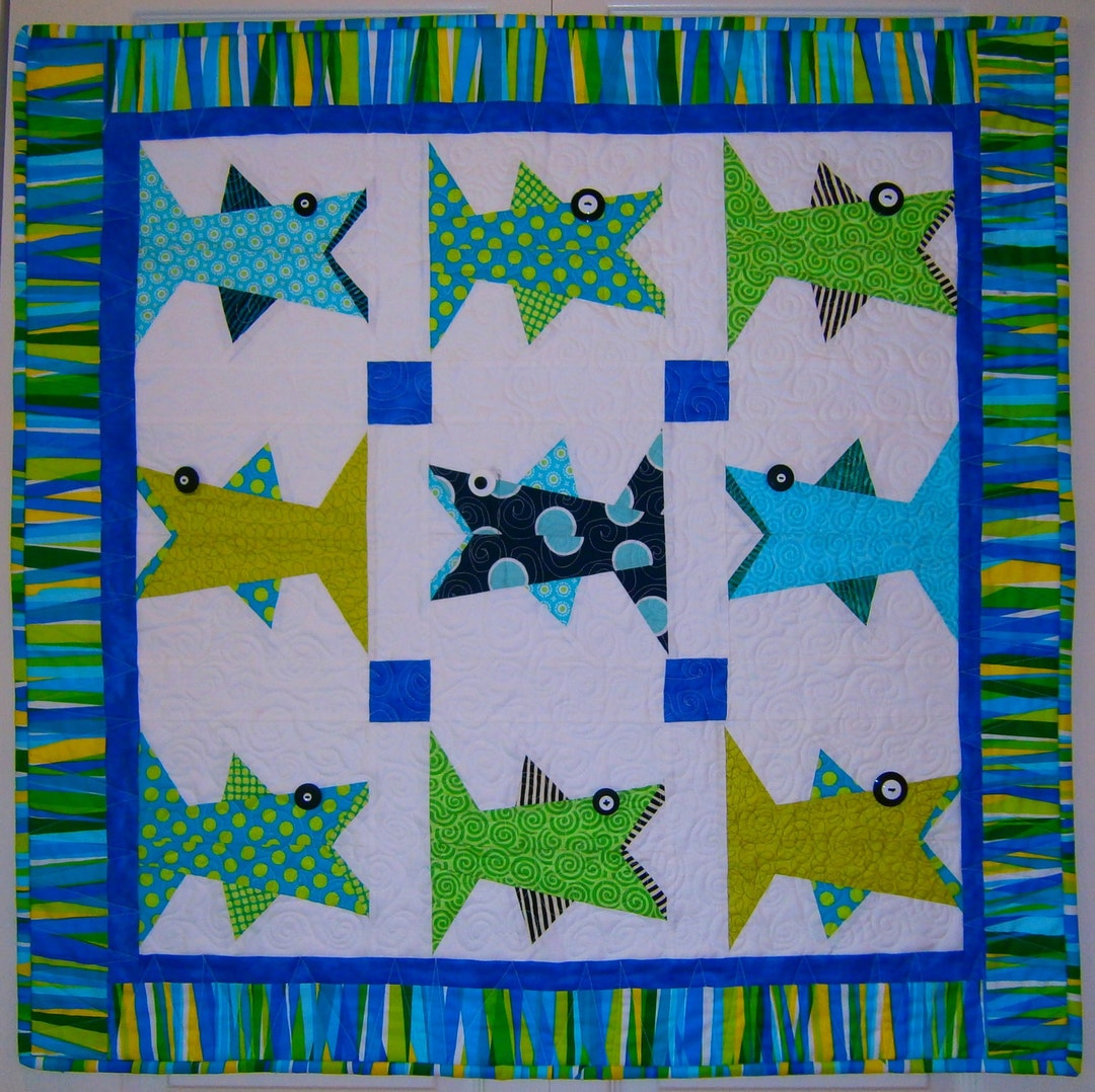 One Fish Quilt/wallhanging Pattern - Etsy