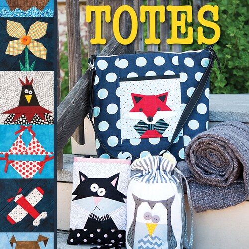 Cute and Clever Totes a Paper Piecing Book by Mary Hertel | Etsy