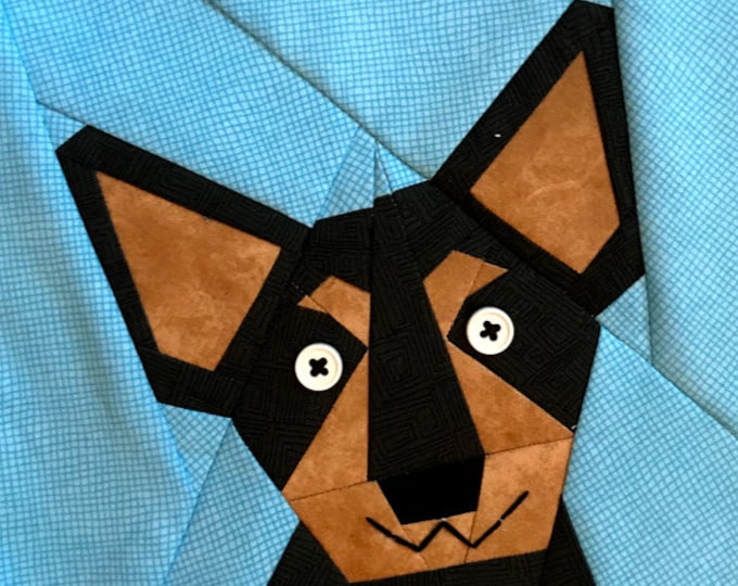 JACK RUSSELL Terrier Paper Pieced Block Pattern in PDF - Etsy Canada