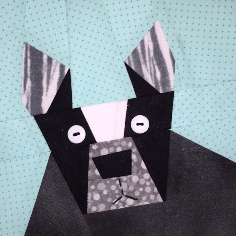 Boston Terrier Quilt - Etsy