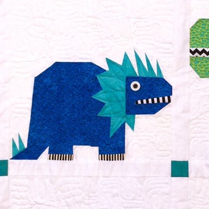 Dinosaur Paper Pieced Quilt in PDF - Etsy