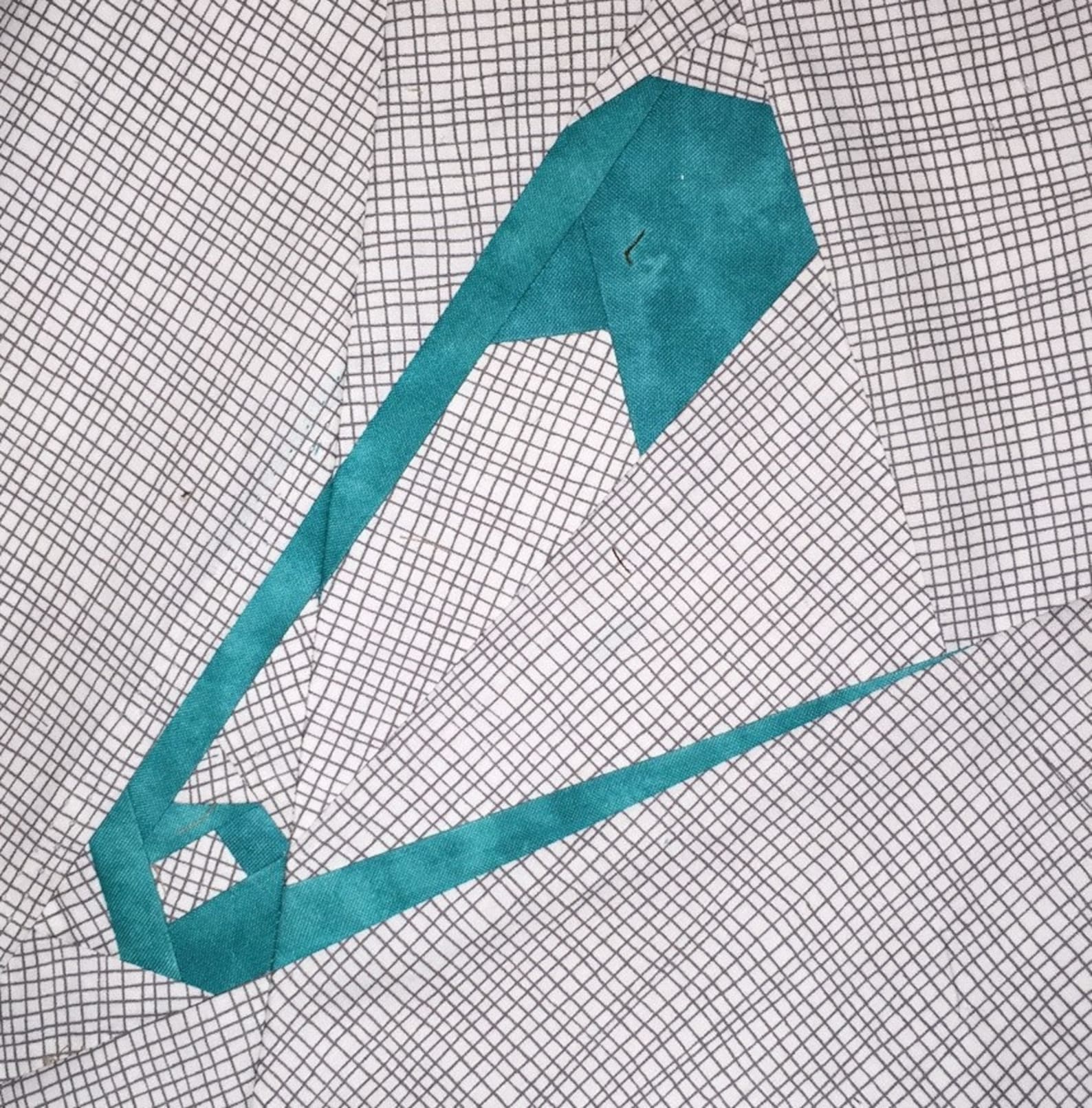 Safety Pin Paper Pieced Block in PDF - Etsy