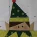 Paper Pieced Elf Block - Etsy