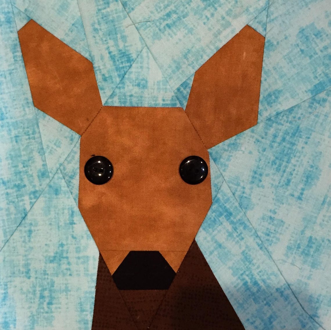 Fawn Paper Pieced Pattern in PDF - Etsy