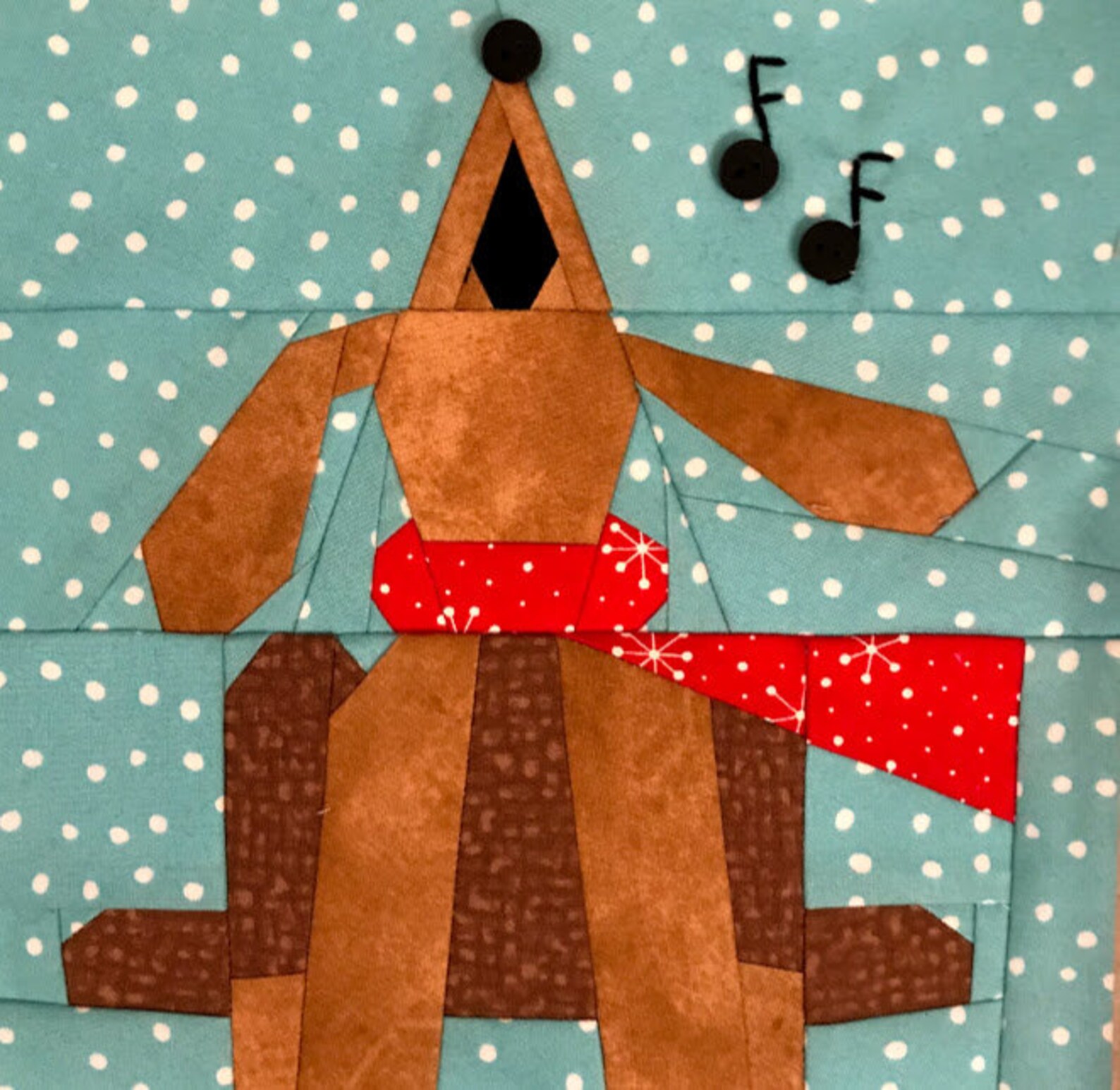 CAROLING BUDDIES Paper Pieced Potholder Patterns in PDF - Etsy