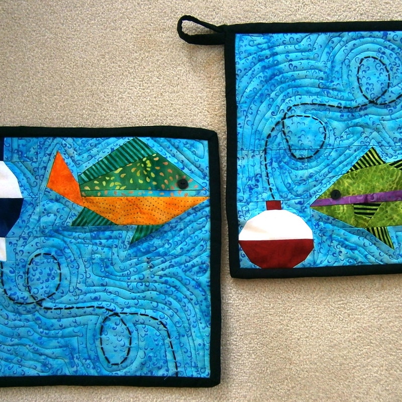 Quilt Fish Table Runner - Etsy