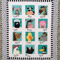 Farm Animals Quilt - Etsy