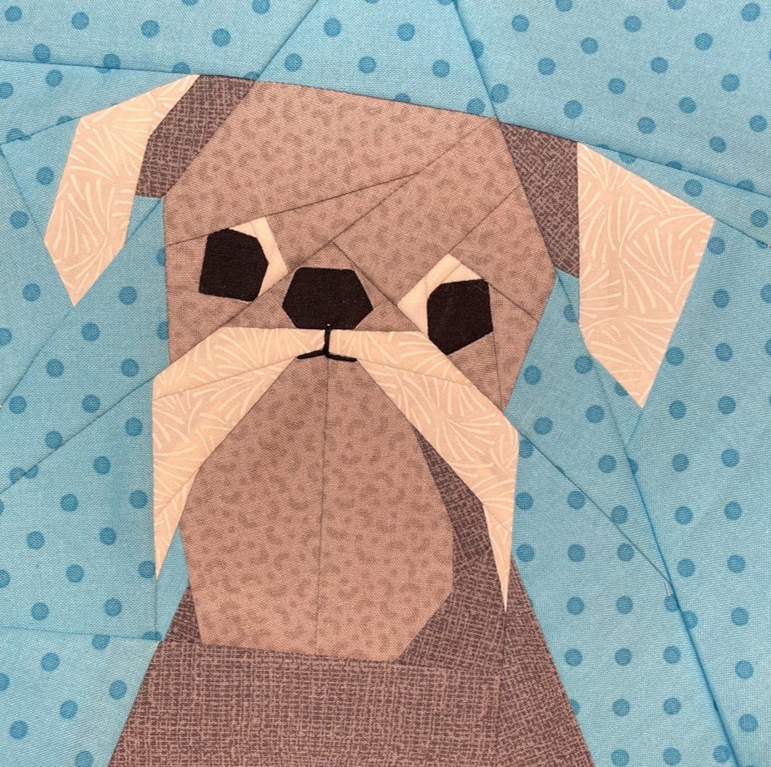 BRUSSELS GRIFFIN DOG Paper Pieced Block in Pdf, Instant Download, Quilt ...