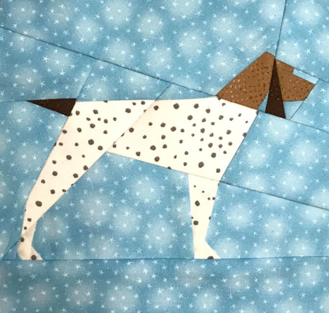 POINTER Paper Piece Blocks Pattern in PDF, Instant Download, Dog Blocks ...