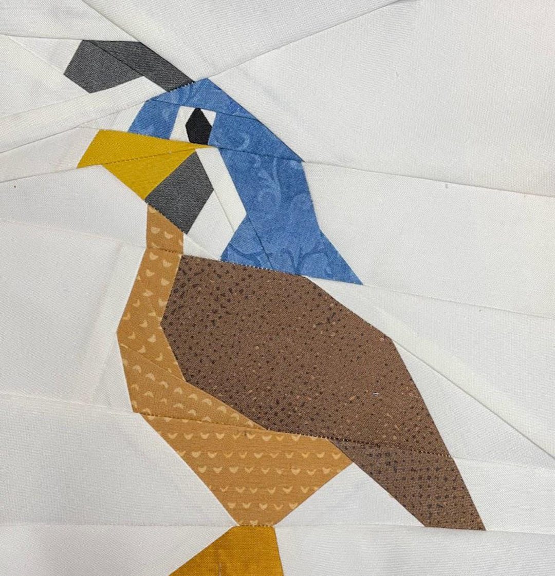 Quail Paper Pieced Block Pattern: 8" Quilt (PDF Pattern) - Etsy