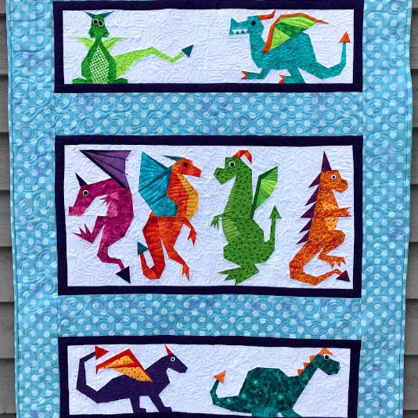 Dragon Quilt Pattern - Etsy