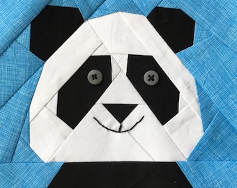 Peepers Paper Pieced Block Pattern in PDF - Etsy