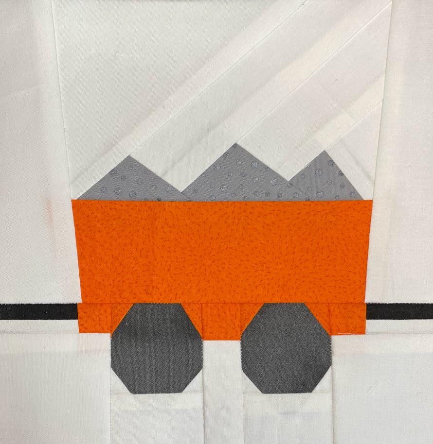 Paper Pieced Train Quilt Pattern: 4 Block Designs (PDF Download) - Etsy