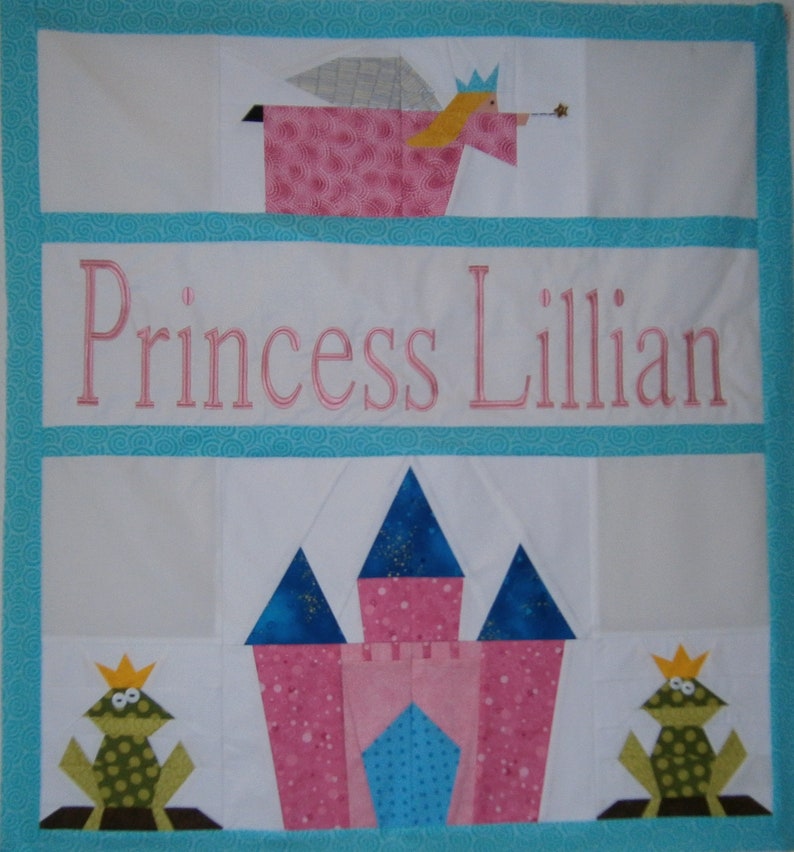 Fairy Princess Quilt Paper Pieced Pattern in PDF - Etsy