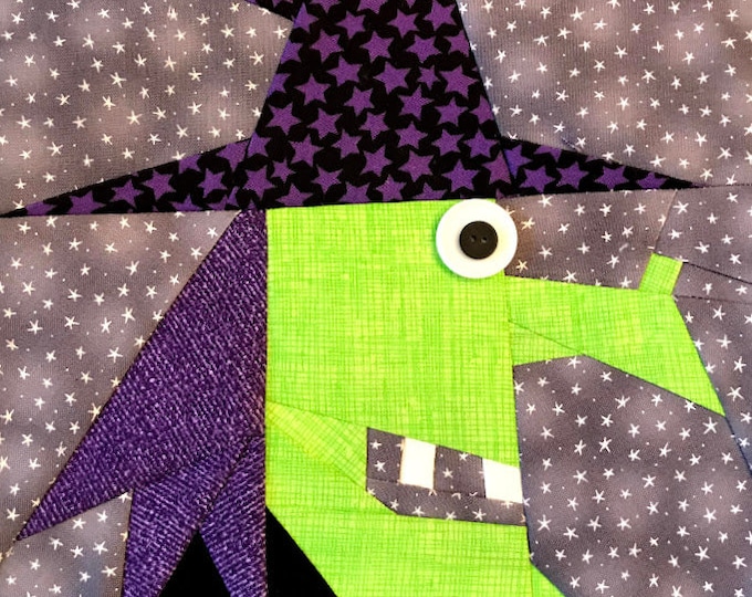 FREE Paper Pieced Halloween Block Patterns - Etsy