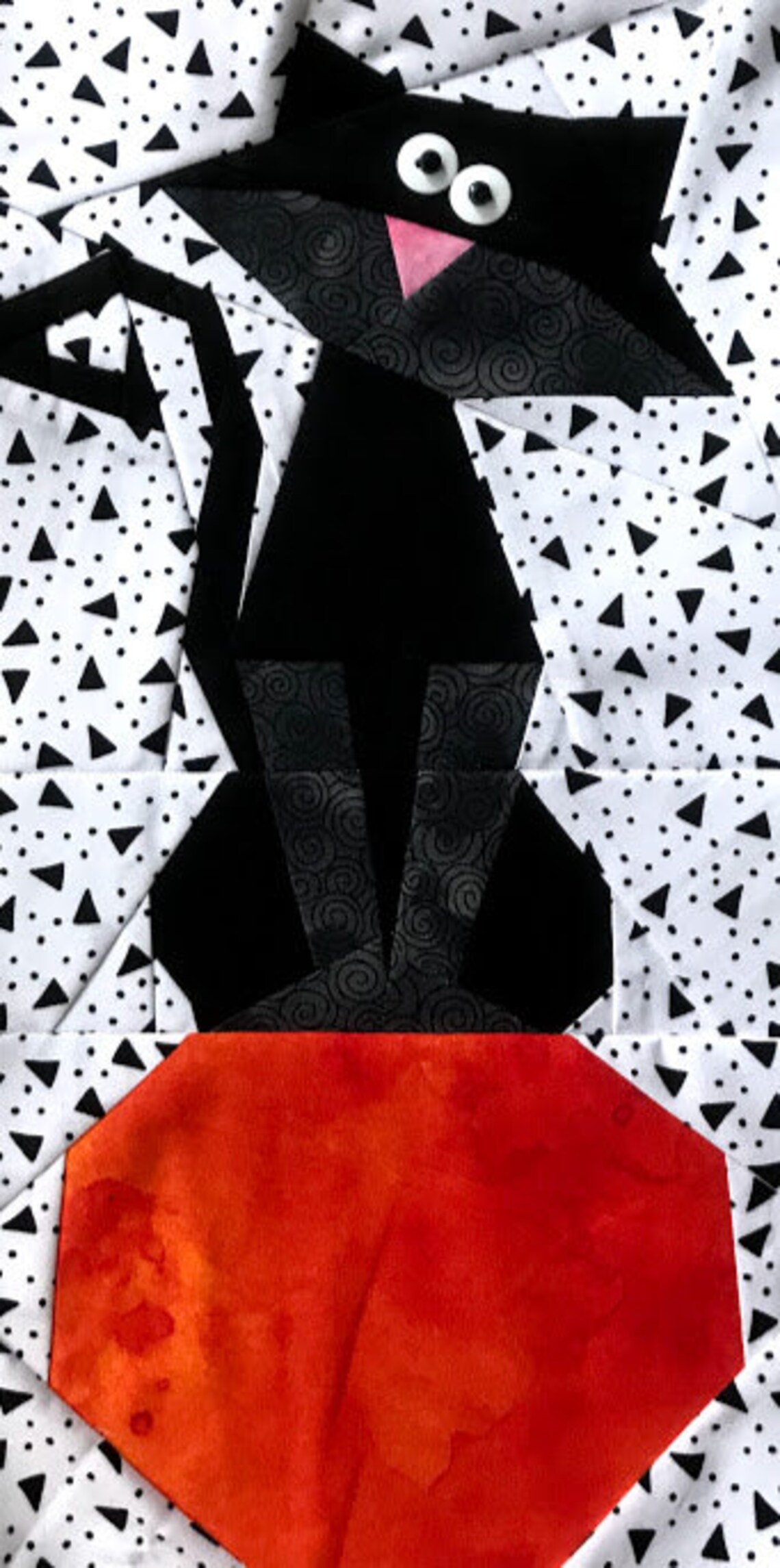 Cat's Meow Paper Pieced Quilt Pattern in PDF - Etsy