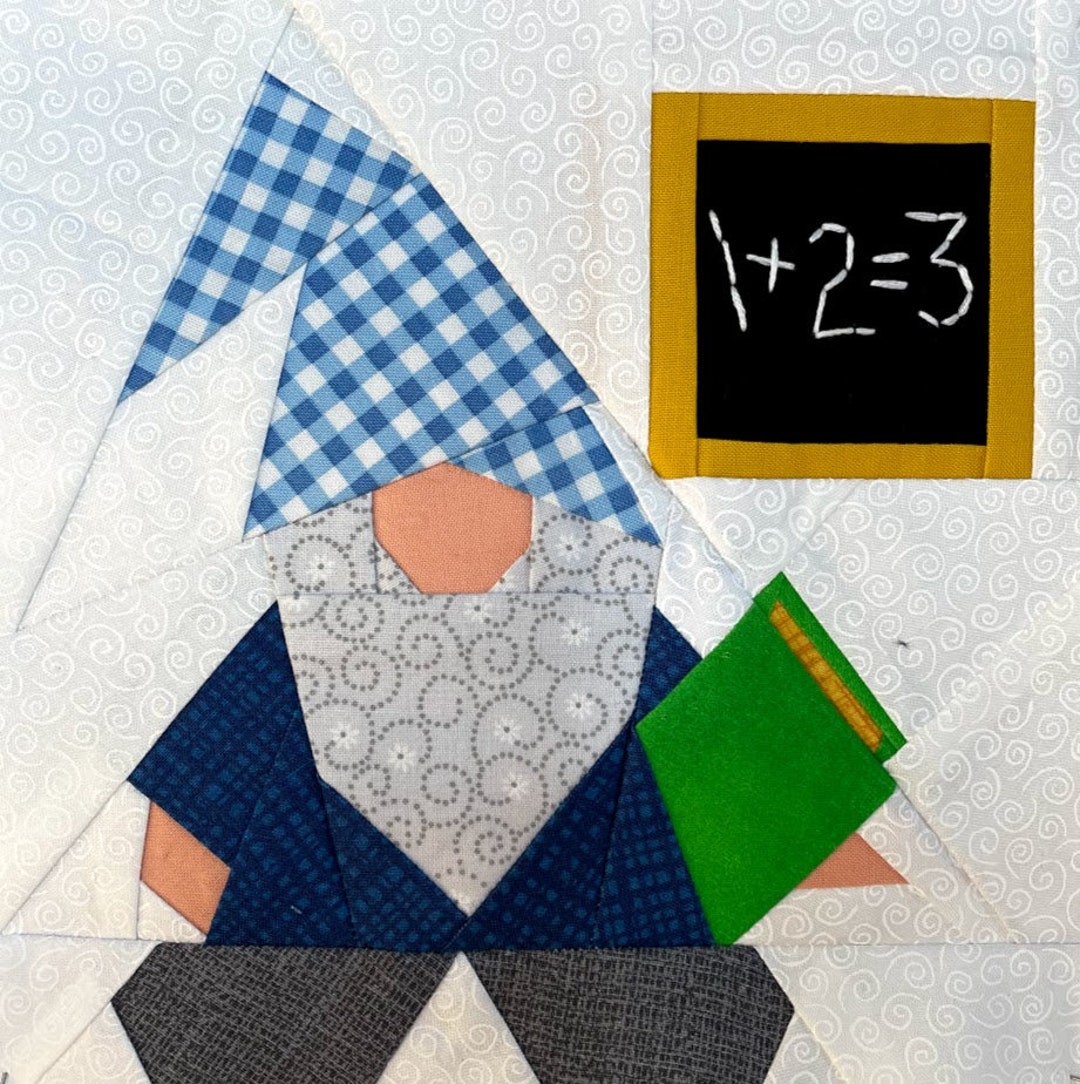 BACK to SCHOOL 2 Paper Piece Block Pattern in PDF - Etsy