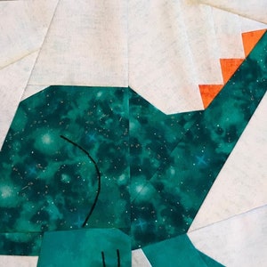 DRAGON QUILT Paper Pieced Pattern in PDF - Etsy