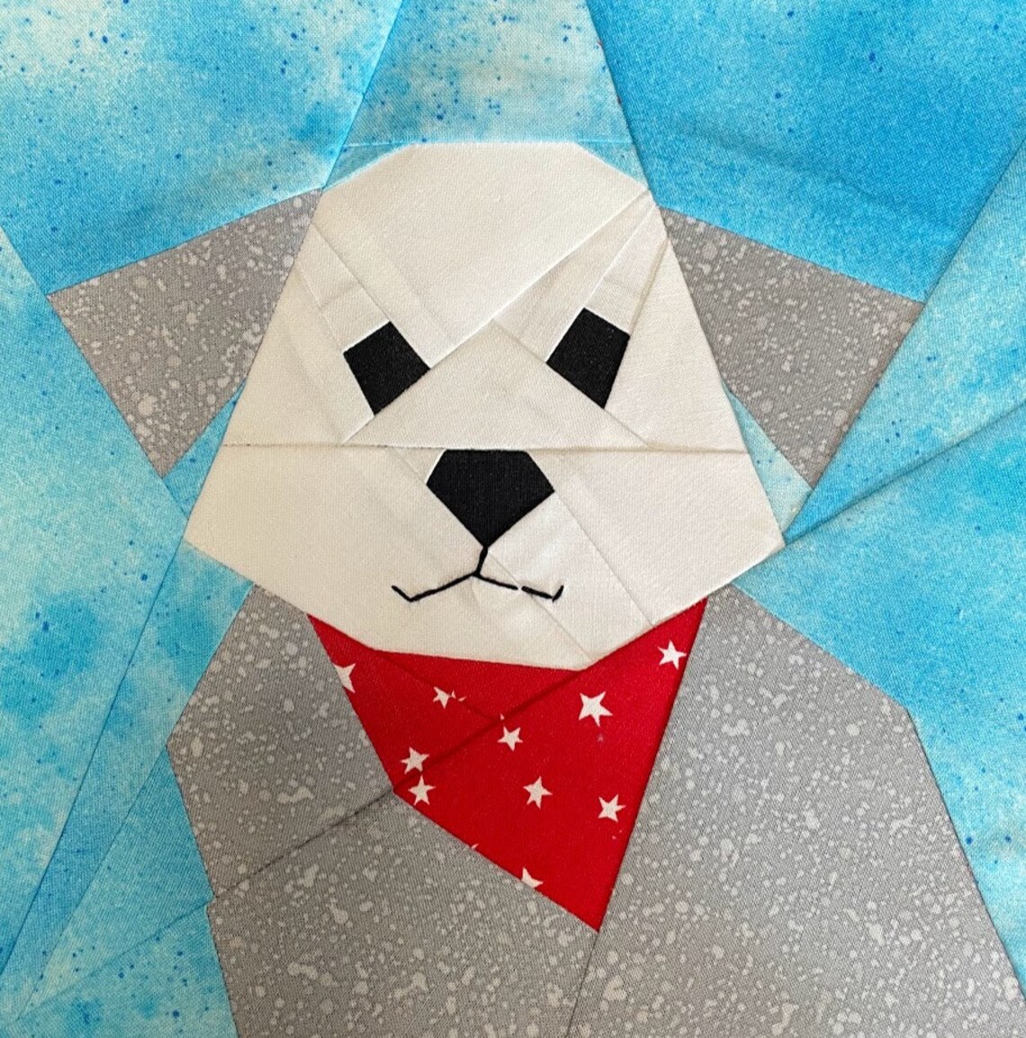 Maltese Boy Dog Paper Pieced Quilt Block Pattern (PDF Download) - Etsy