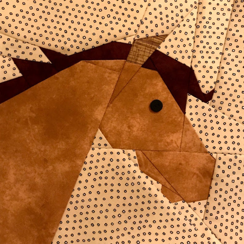 HAY GIRL Paper Pieced Quilt Pattern Horse Pattern Paper | Etsy Canada