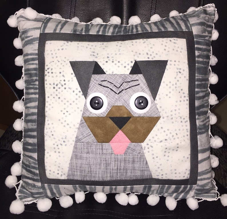 Pug Paper Pieced Block Pattern in PDF - Etsy