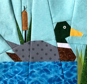 Hummingbird Quilt Block Paper Pieced Pattern - Etsy Canada