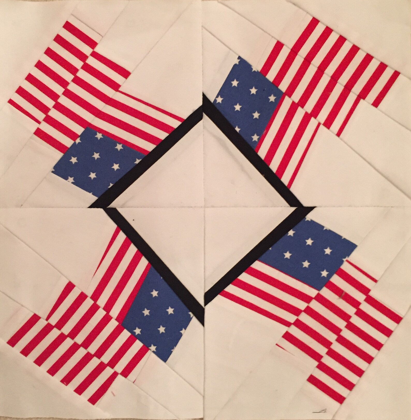 PATRIOTIC Paper Pieced Block Pattern in PDF - Etsy