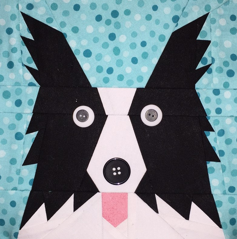 Collie Paper Pieced Block Pattern in PDF - Etsy Australia