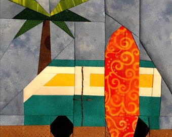 Dolphin Paper Pieced Block Pattern in PDF | Etsy