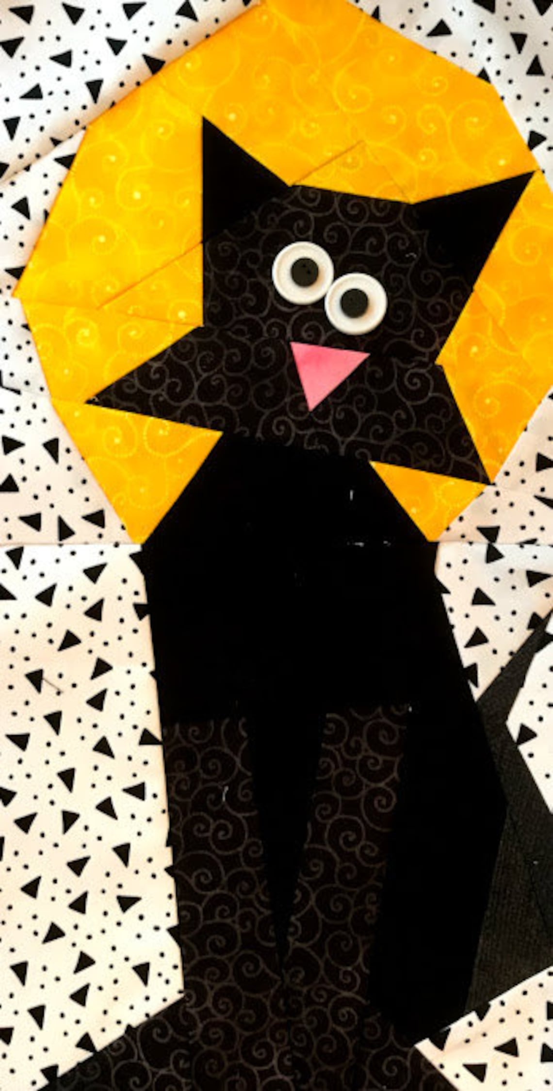 Cat's Meow Paper Pieced Quilt Pattern in PDF - Etsy