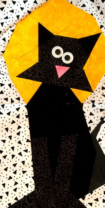 Cat's Meow Paper Pieced Quilt Pattern in PDF - Etsy