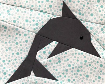 BABY SHARK Paper Pieced Block Pattern in PDF | Etsy