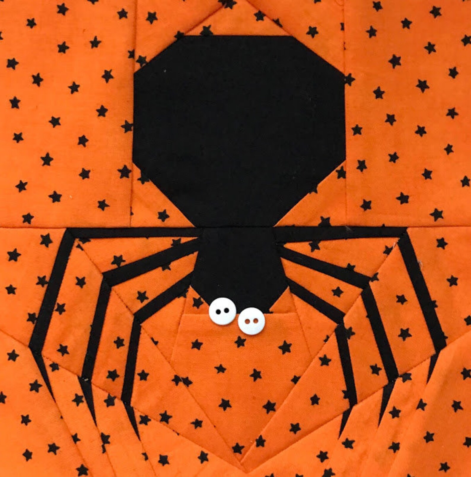 Spider Paper Pieced Pattern in PDF - Etsy