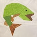 MUSKIE PAPER PIECED Pattern in Pdf, Instant Download, Fish Pattern ...