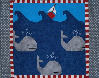 Whale Quilt Pattern | Etsy