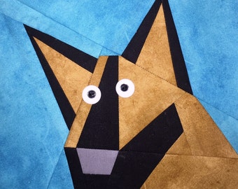 Easter Bunny Paper Pieced Block Pattern in PDF - Etsy