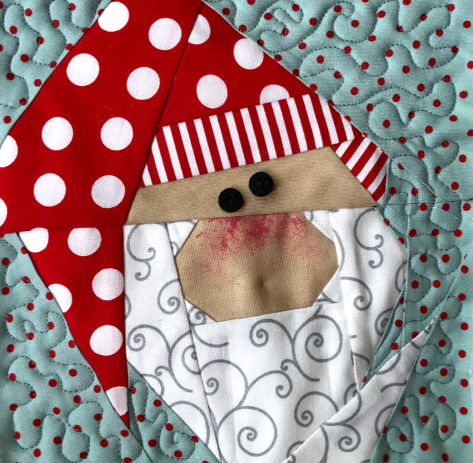 Holiday Buddies Paper Pieced Table Topper and Potholder - Etsy