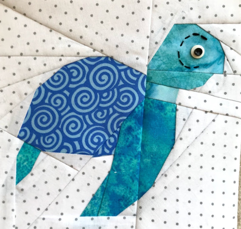 UNDER the SEA Paper Pieced Quilt Pattern in PDF - Etsy