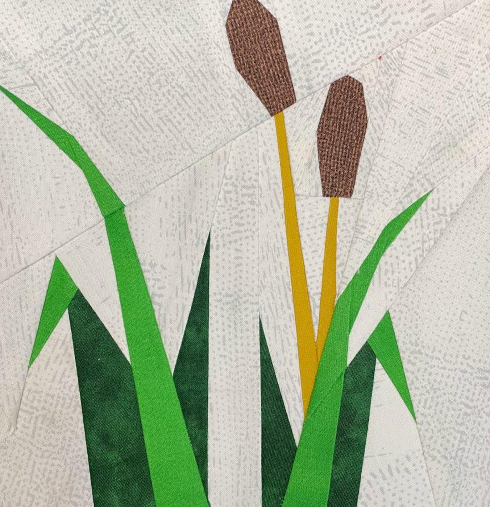 Cattail and Reeds Paper Pieced Block Pattern (PDF Pattern) - Etsy