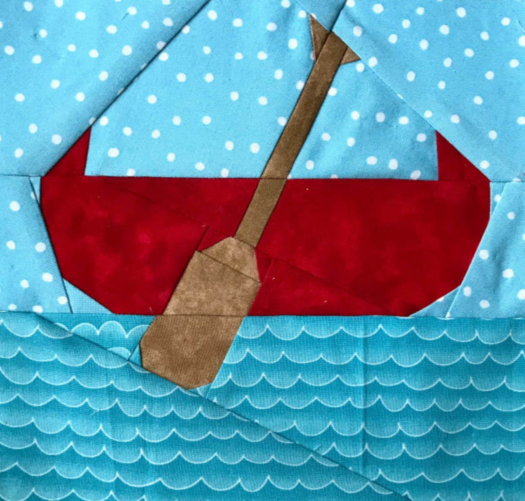 CANOE Paper Pieced Block Pattern in PDF - Etsy