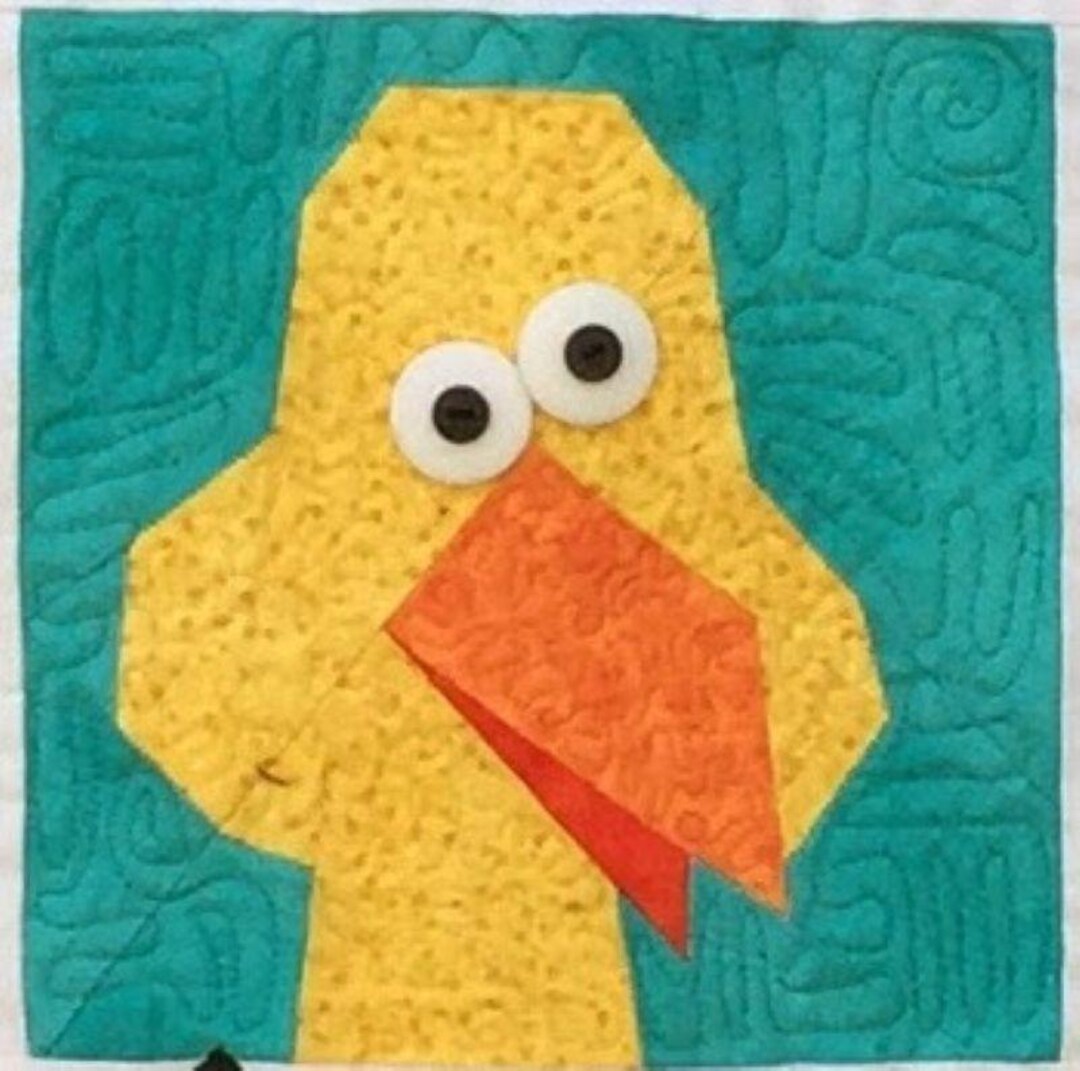 Duck Paper Pieced Block Pattern: Farm Quilt (PDF Download) - Etsy