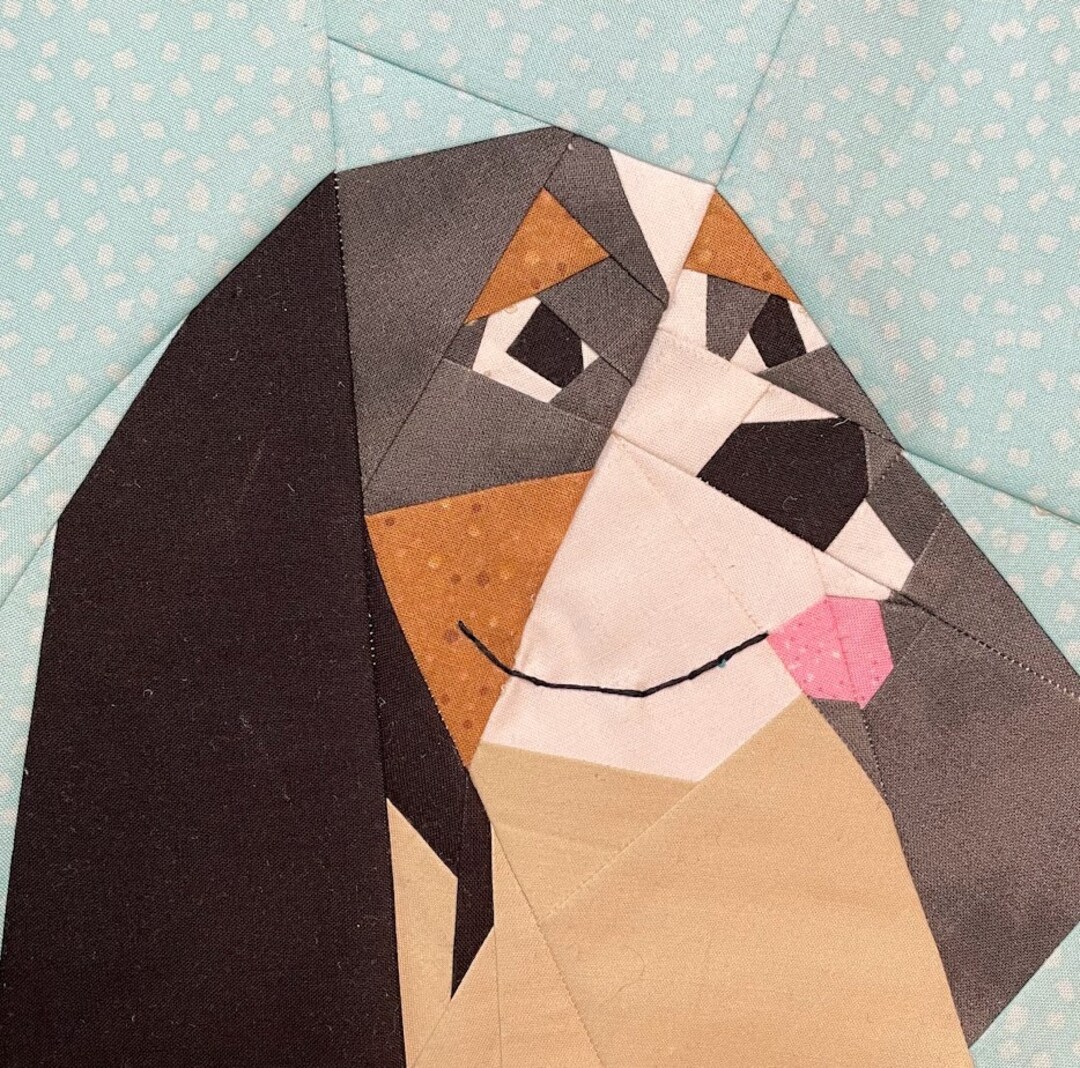 Cavalier Dog Quilt Block Pattern: Paper Pieced (PDF Download) - Etsy