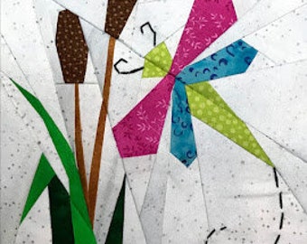 Dragonfly Quilt Pattern - Etsy