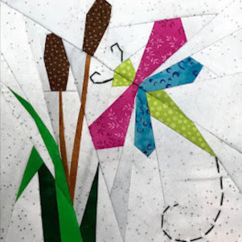 Dragonfly Quilt Pattern - Etsy